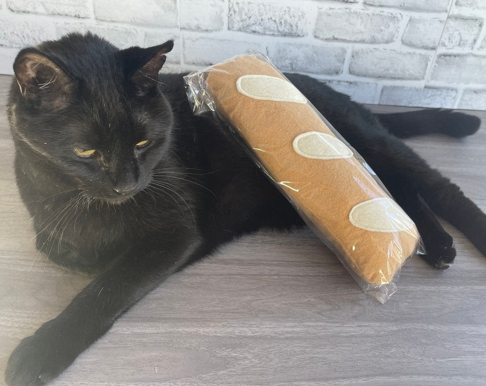 French Bread Kicker Toy – Purrsnickitty